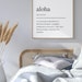Aloha Definition Print, Hawaiian Wall Art, Love Definition Decor ...