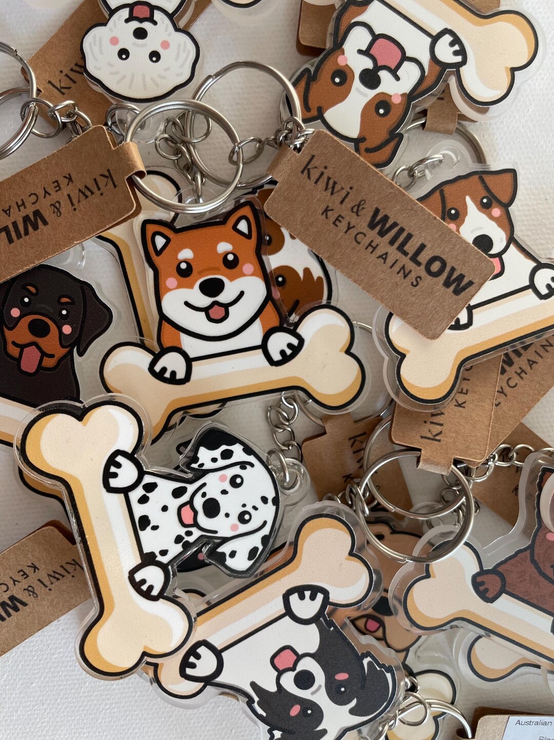 Dog Acrylic Keychains, Dog Breeds Keychains, Acrylic Keychains, Pet ...