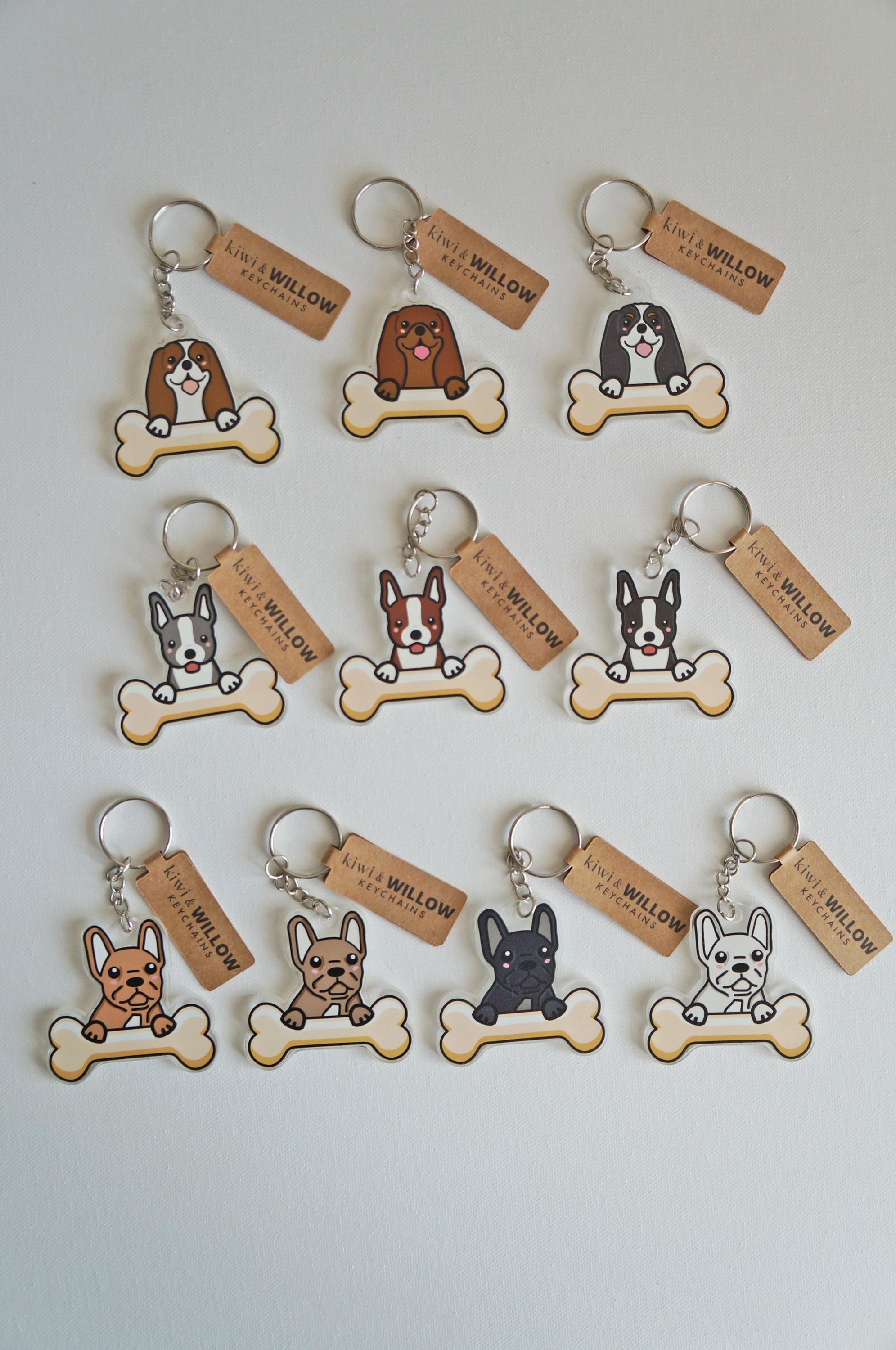 Dog Acrylic Keychains, Dog Breeds Keychains, Acrylic Keychains, Pet ...