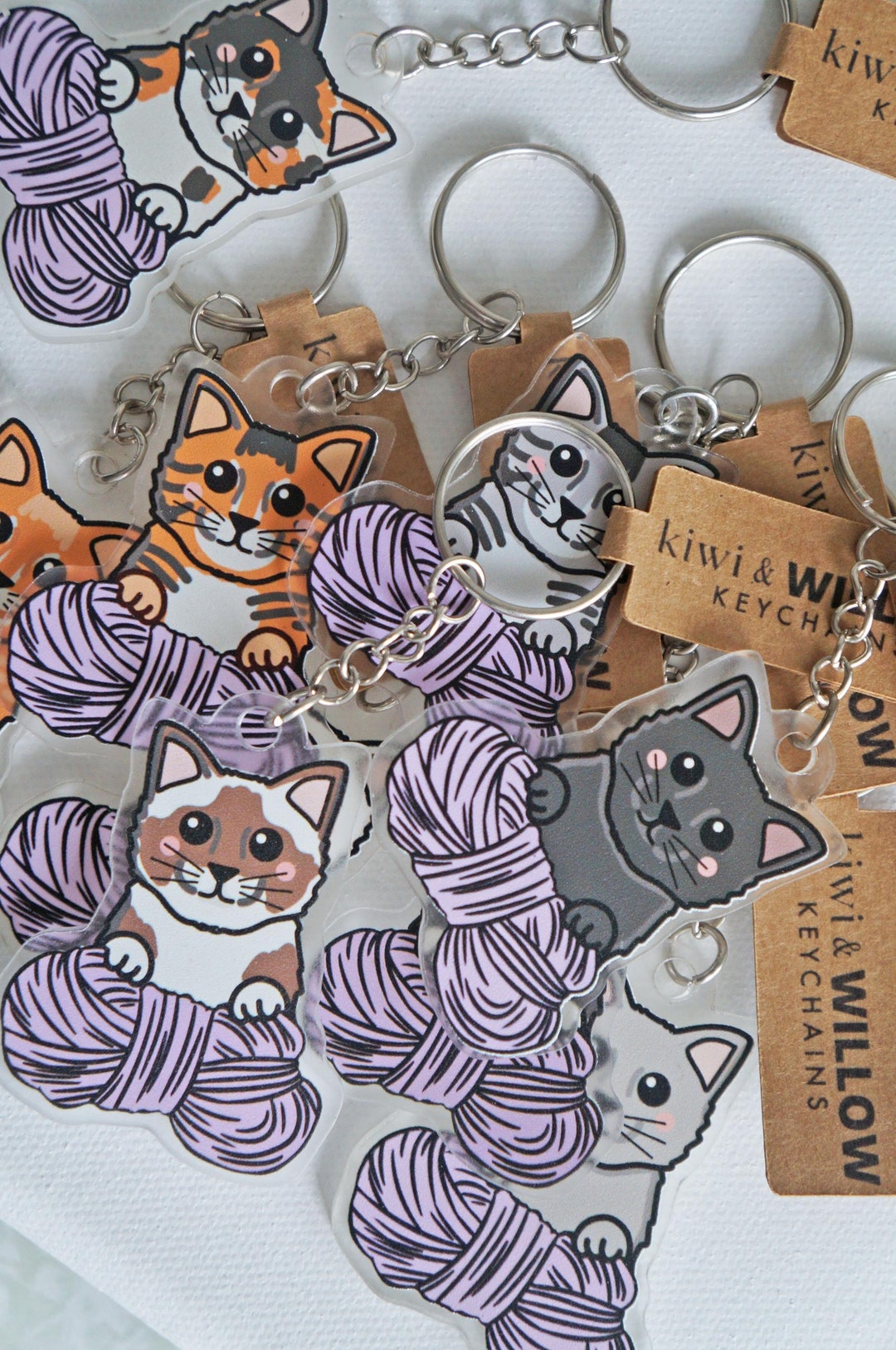Cat Acrylic Keychains, Cat Breeds Keychains, Acrylic Keychains, Pet ...