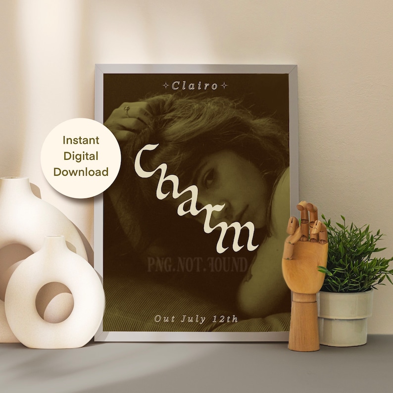 Clairo Charm Poster - Etsy