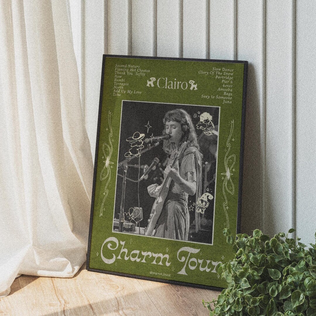 Clairo Charm Tour Poster | Matte / Glossy (EU) - Etsy