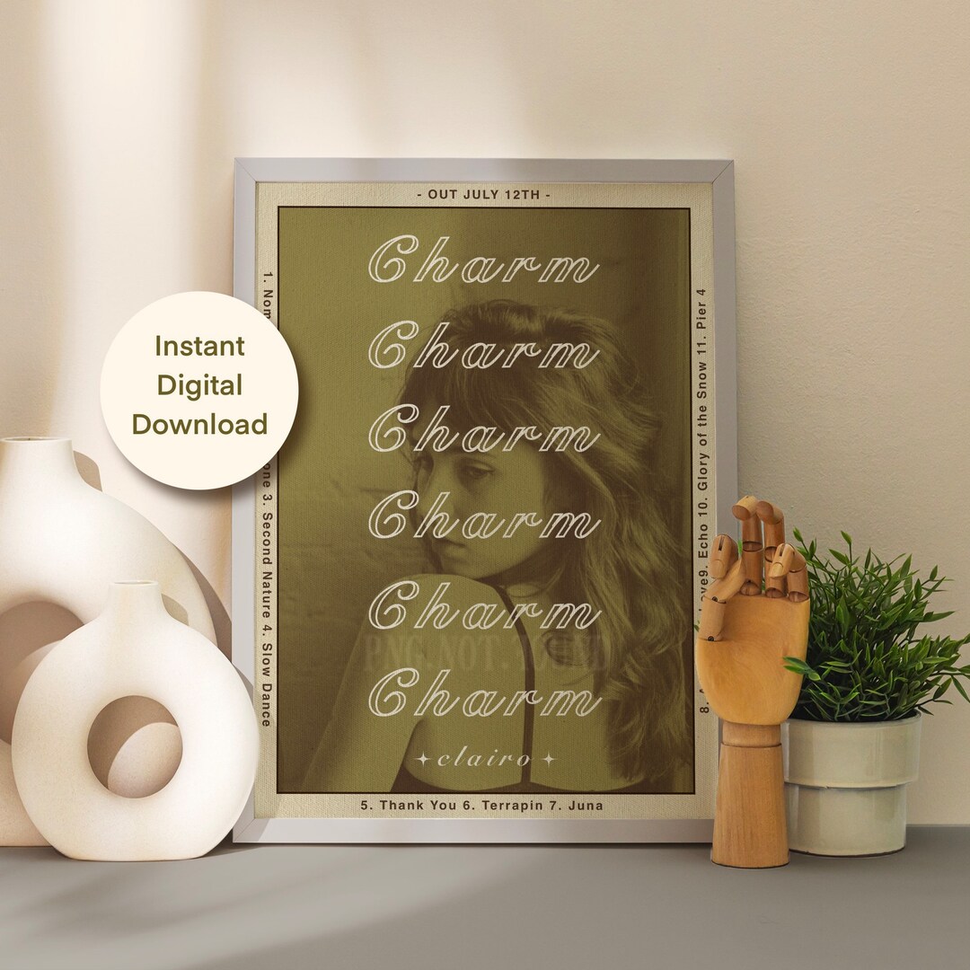 Clairo Charm Poster - Etsy