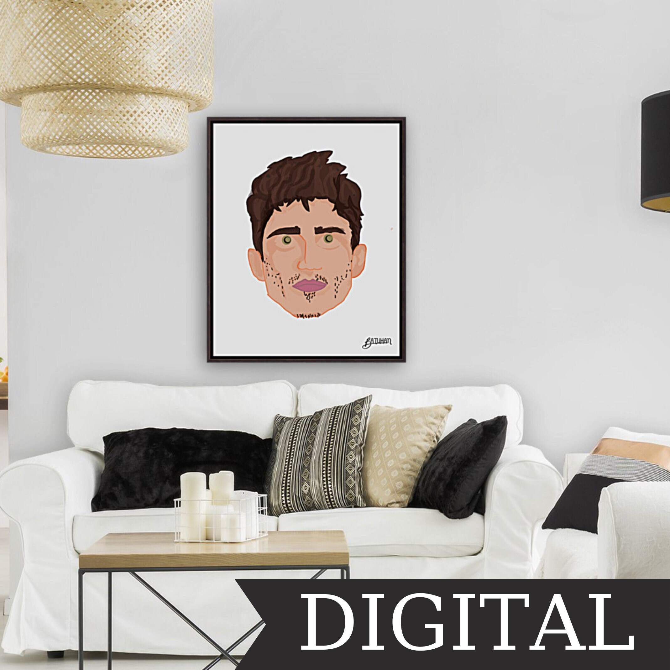 Hand-drawn Charles Leclerc Portrait, Formula 1 Driver Cartoon, F1 Pilot ...