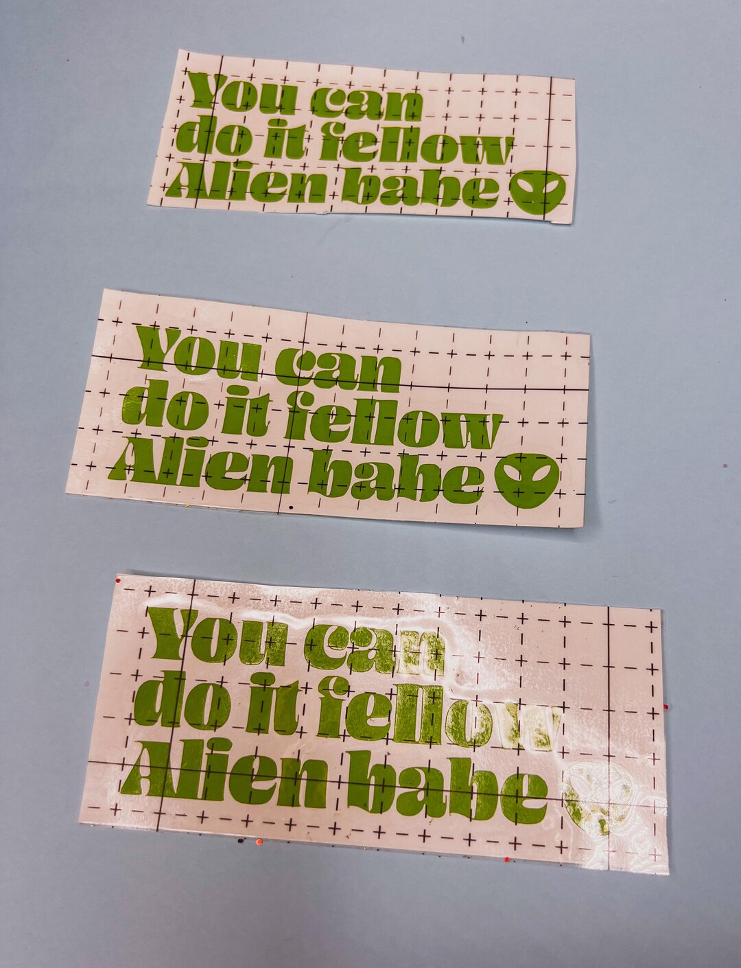 Positive Alien Babe Vinyl Decal - Etsy