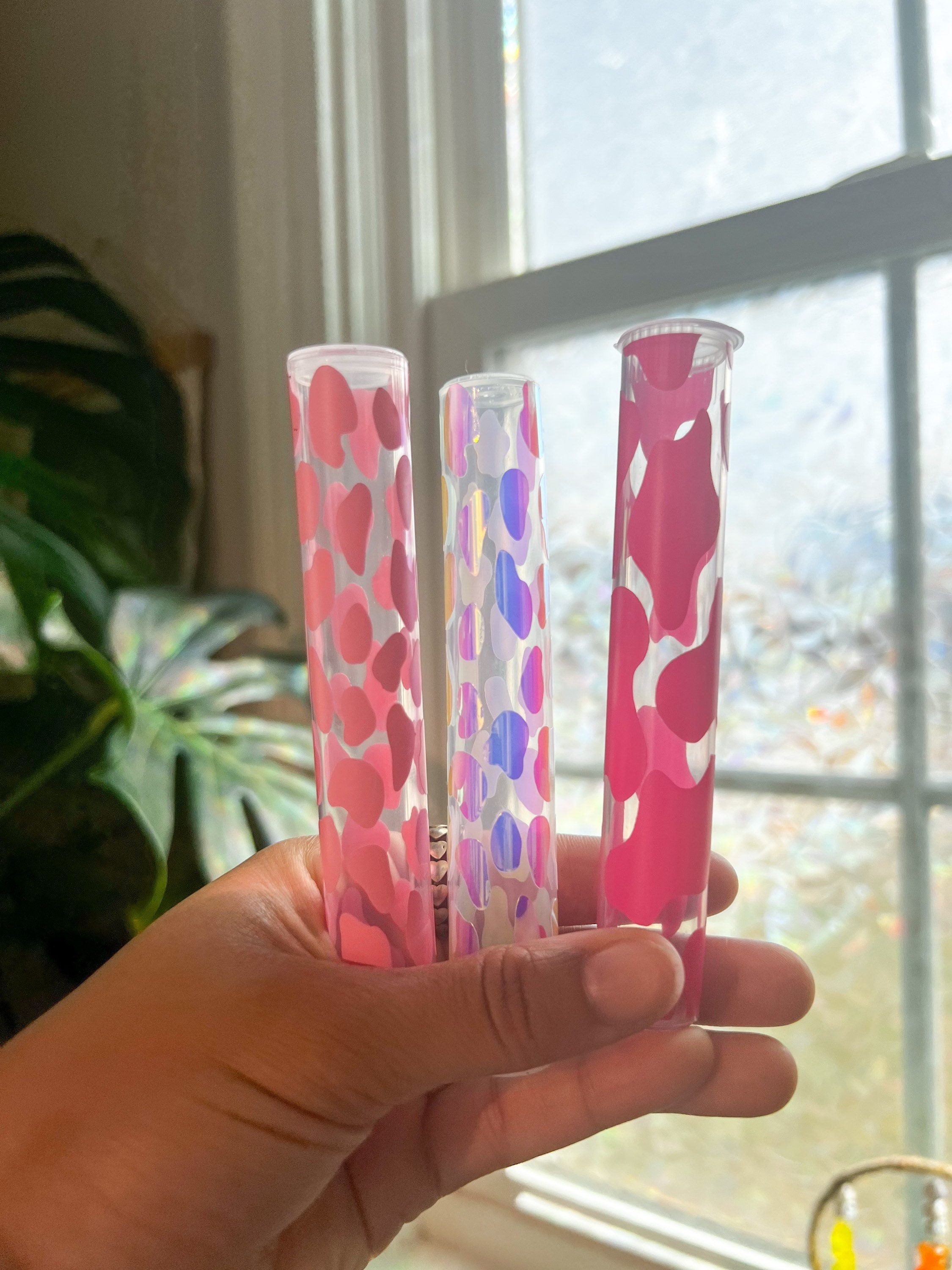 Cow Print Doob Tube - Etsy