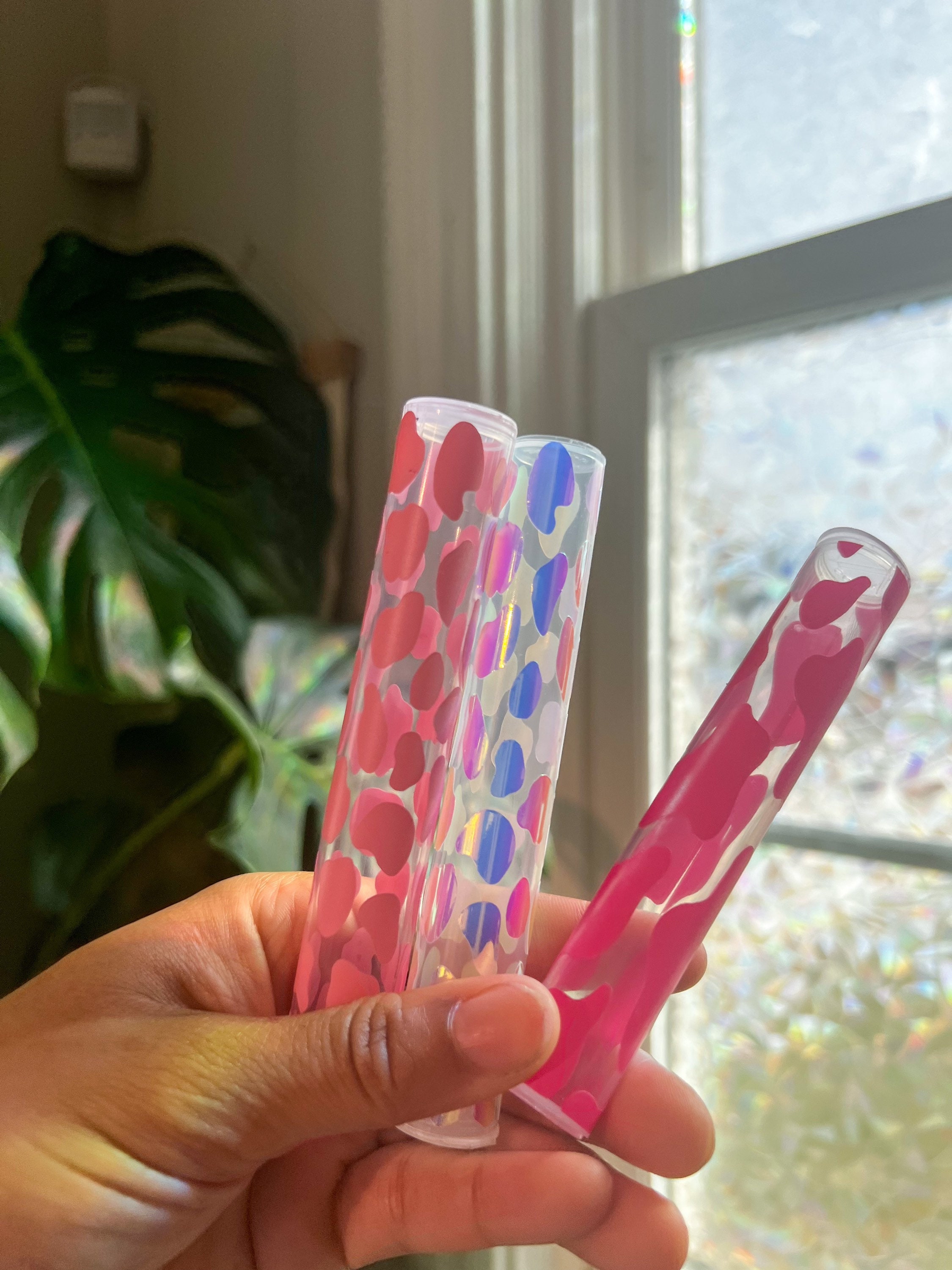 Cow Print Doob Tube - Etsy