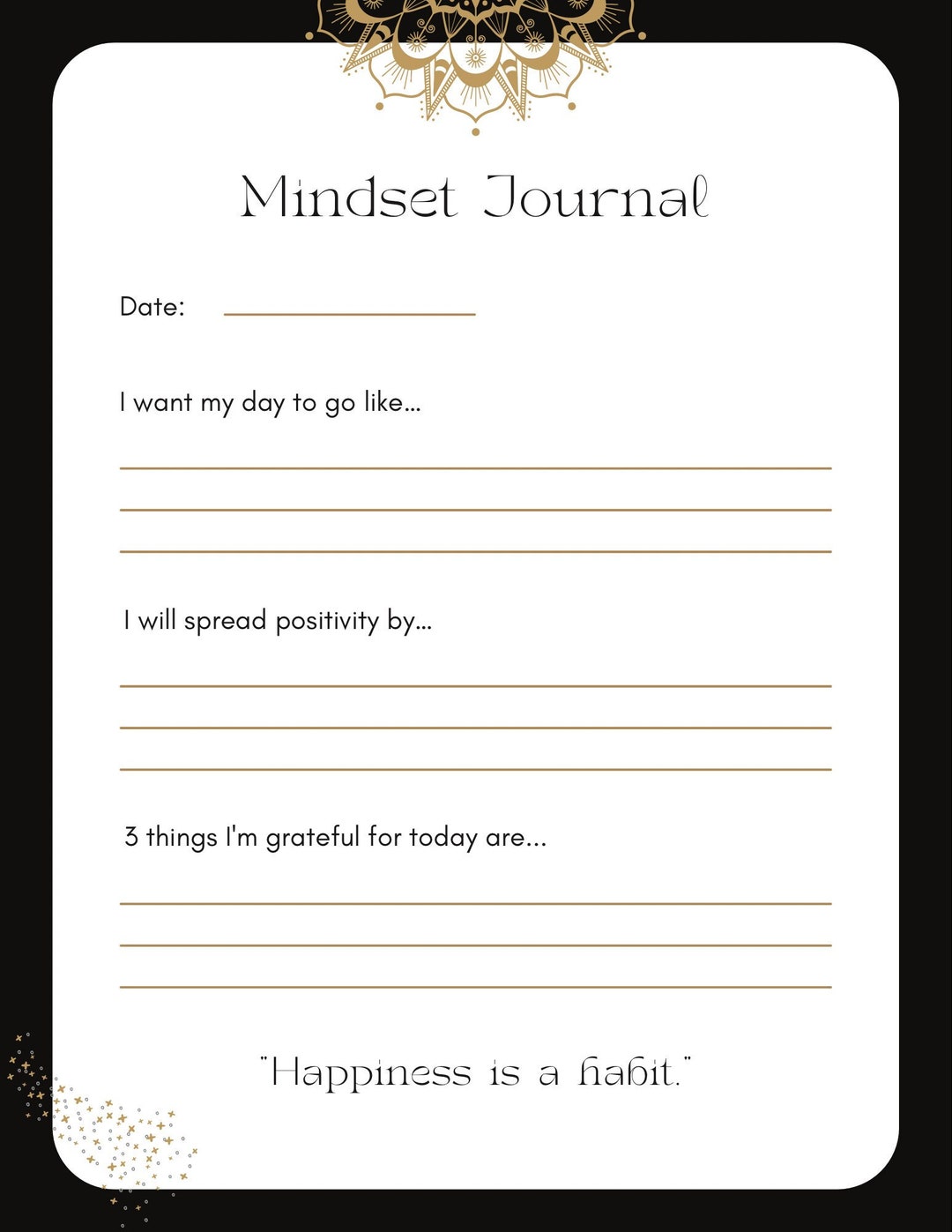 Printable Mental Health Journal - Etsy