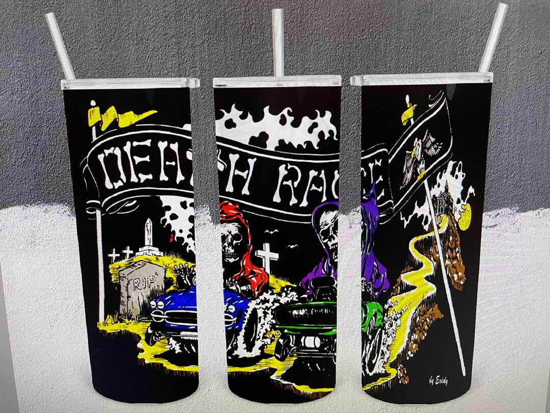 Death Race Exidy Arcade 20oz Insulated Stainless Steel Tumbler - Etsy