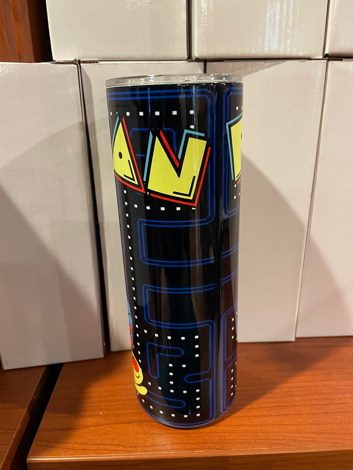 Pac Man Pacman Midway Arcade 20oz Insulated Stainless Steel Tumbler - Etsy
