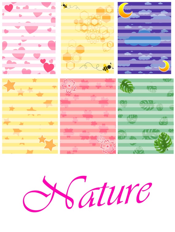 Cute Printable Stationary in Standard and A4 Sizes - Etsy