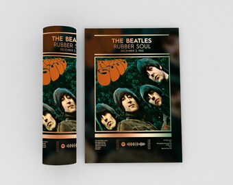 Rubber Soul Beatles Poster - Etsy