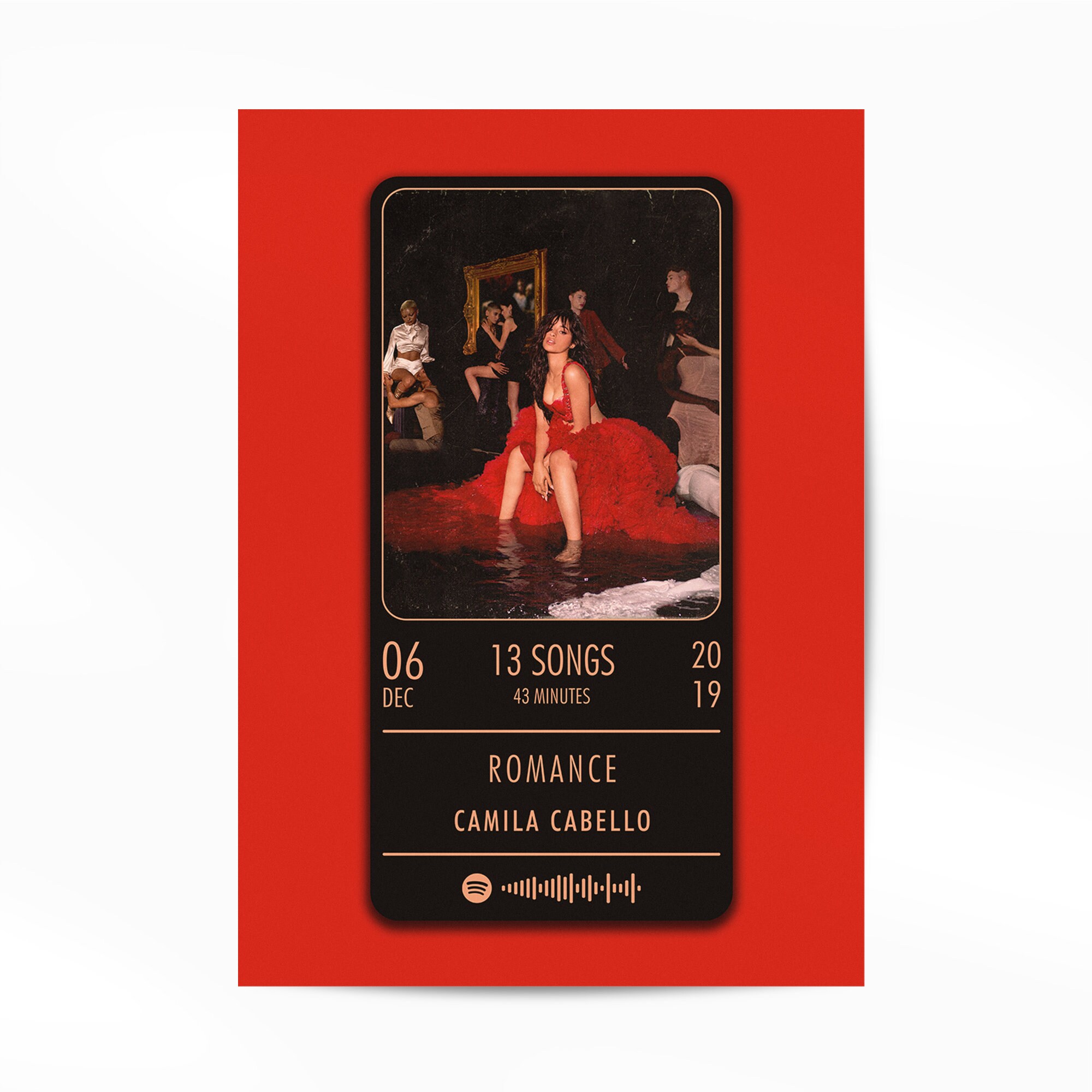 Camila Cabello Poster, Romance Poster, Camila Cabello Album Cover ...