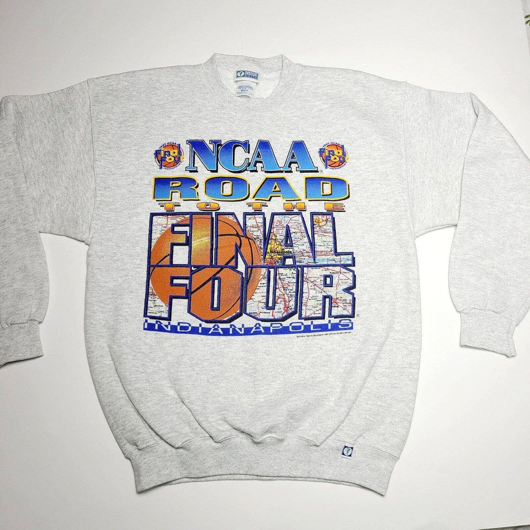 Vintage 1997 NCAA Road to Final Four Sweatshirt Men's Size Medium Double Sided - Etsy