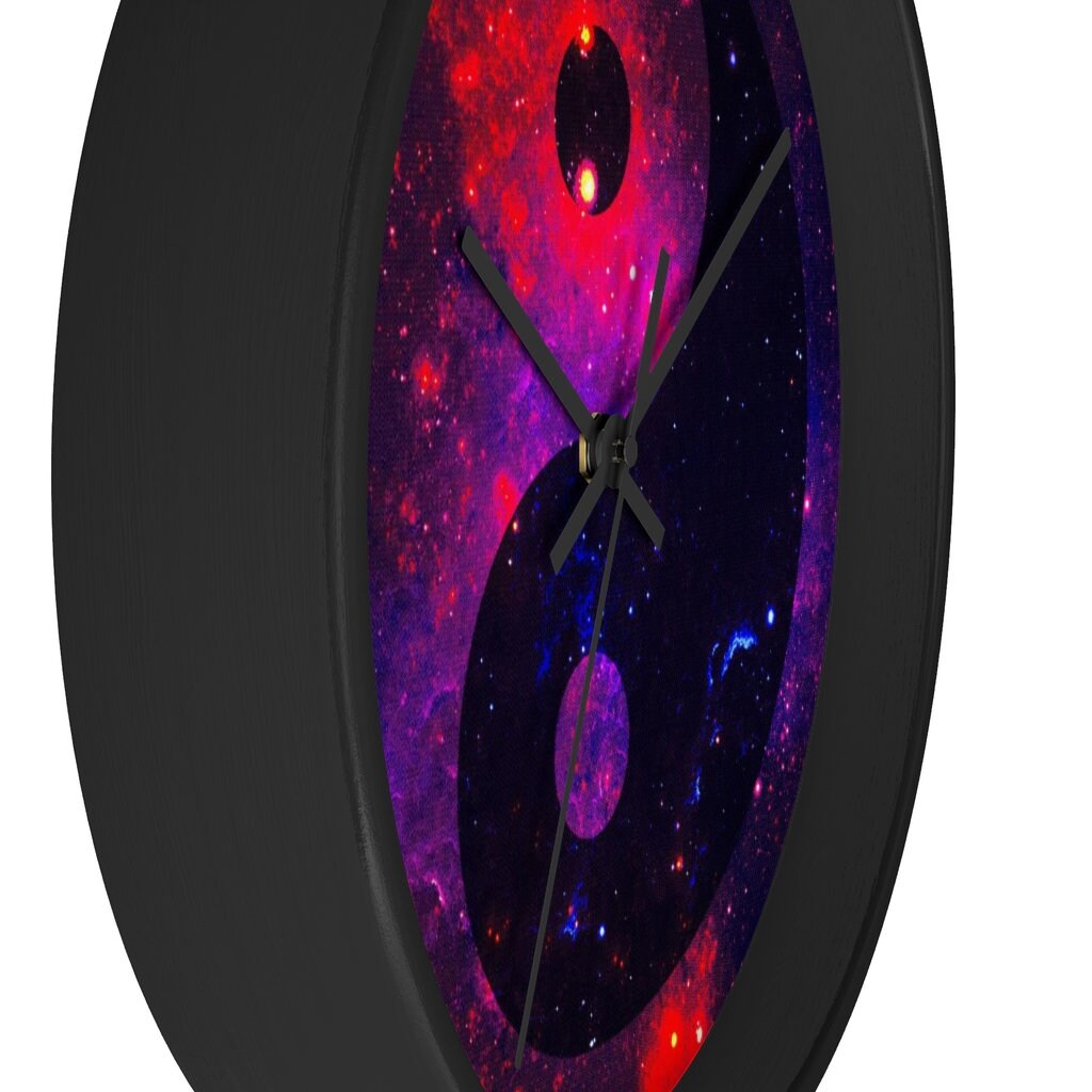 Galaxy Yin & Yang Clock - Etsy