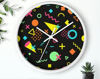 1980's Postmodern Wall Clock by Verichron - Etsy