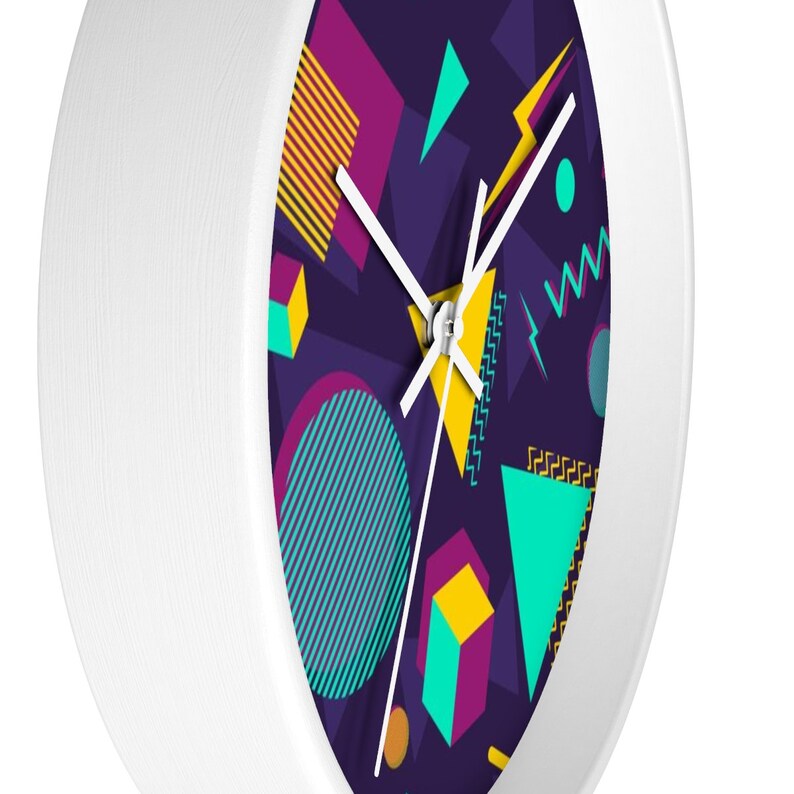 Retro Themed Wall Clock - Etsy