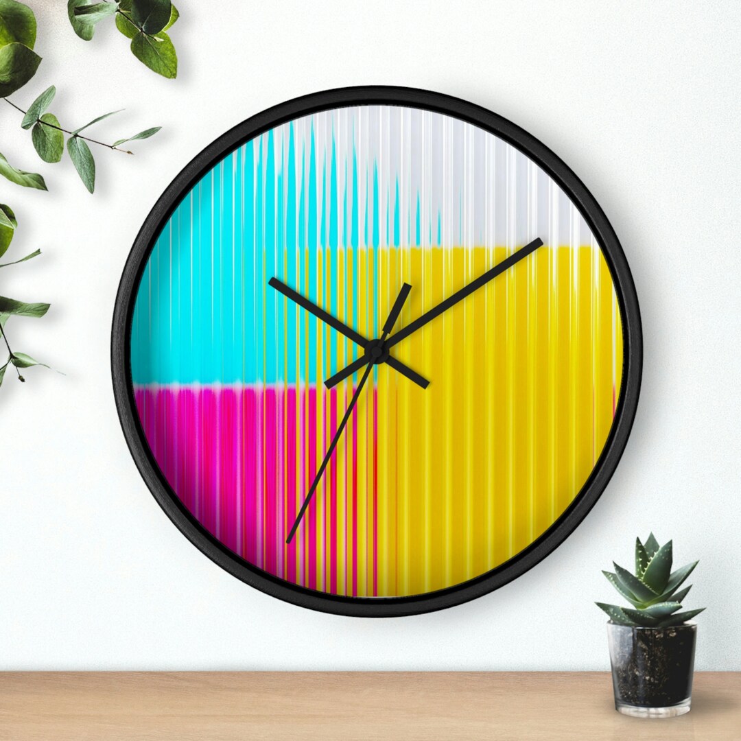 CMYK Wall Clock - Etsy