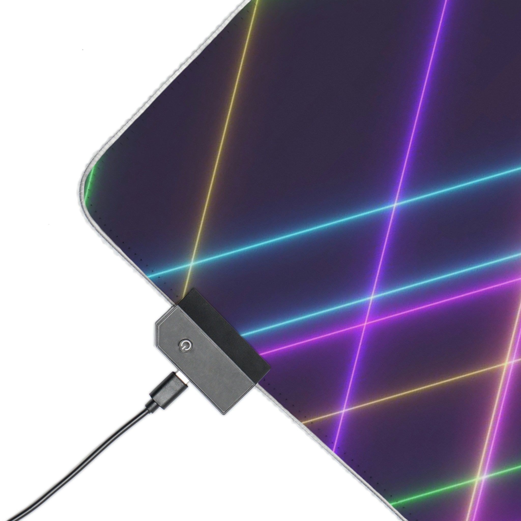 Neon Laser Lights LED Desk Mat - Etsy