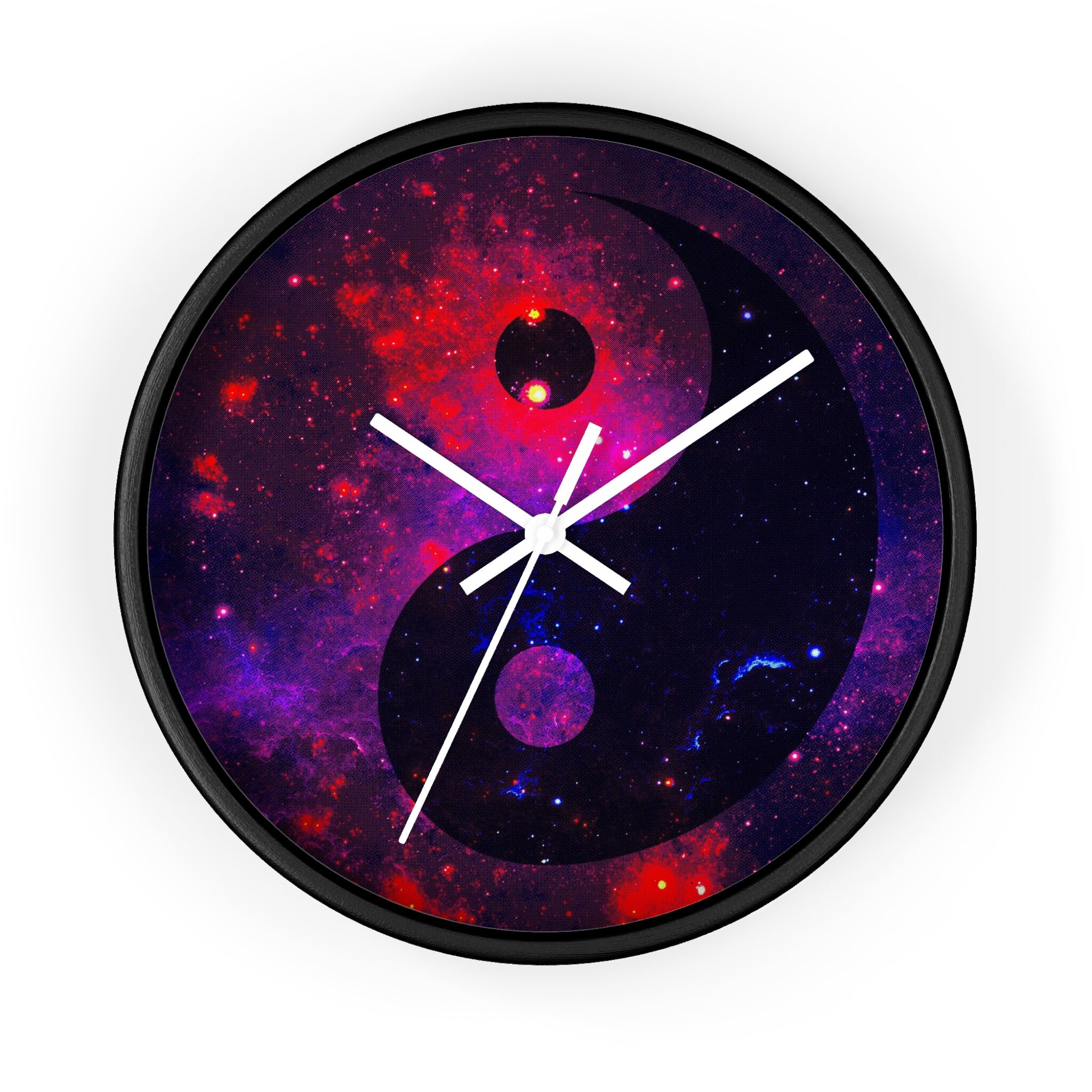 Galaxy Yin & Yang Clock - Etsy