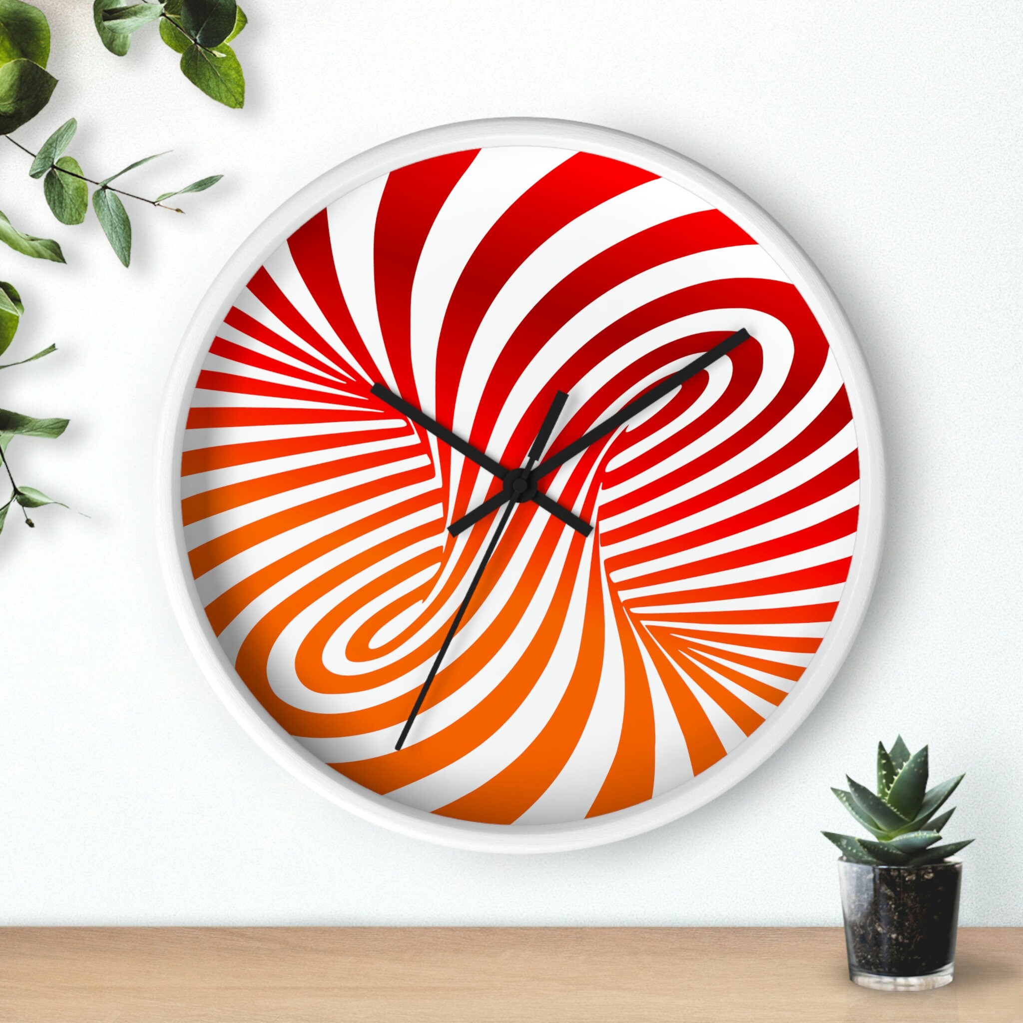 Centrifugal Illusion Clock - Etsy