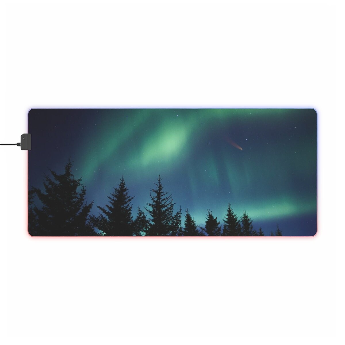 Northern Lights LED Desk Mat - Etsy