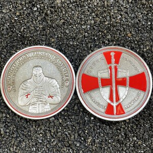Knights Templar Challenge Coin - Religious Gift - Collectible Coin ...