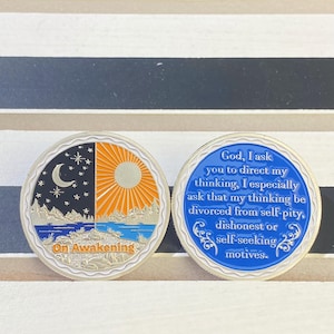 Collectibles Sobriety Challenge Coins - Soberversary AA/NA Medallion ...