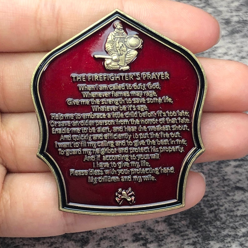 911 Firefighter Challenge Coin: FDNY Fallen Heroes Commemorative - Etsy