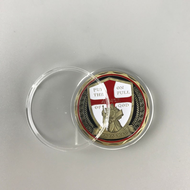 Armor of God Challenge Coin Knights Templar Challenge Coin - Etsy