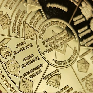 Freemason Challenge Coin: Square and Compass Masonic Collectible - Etsy