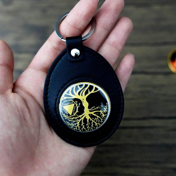 Leather Medallion Holder - Etsy