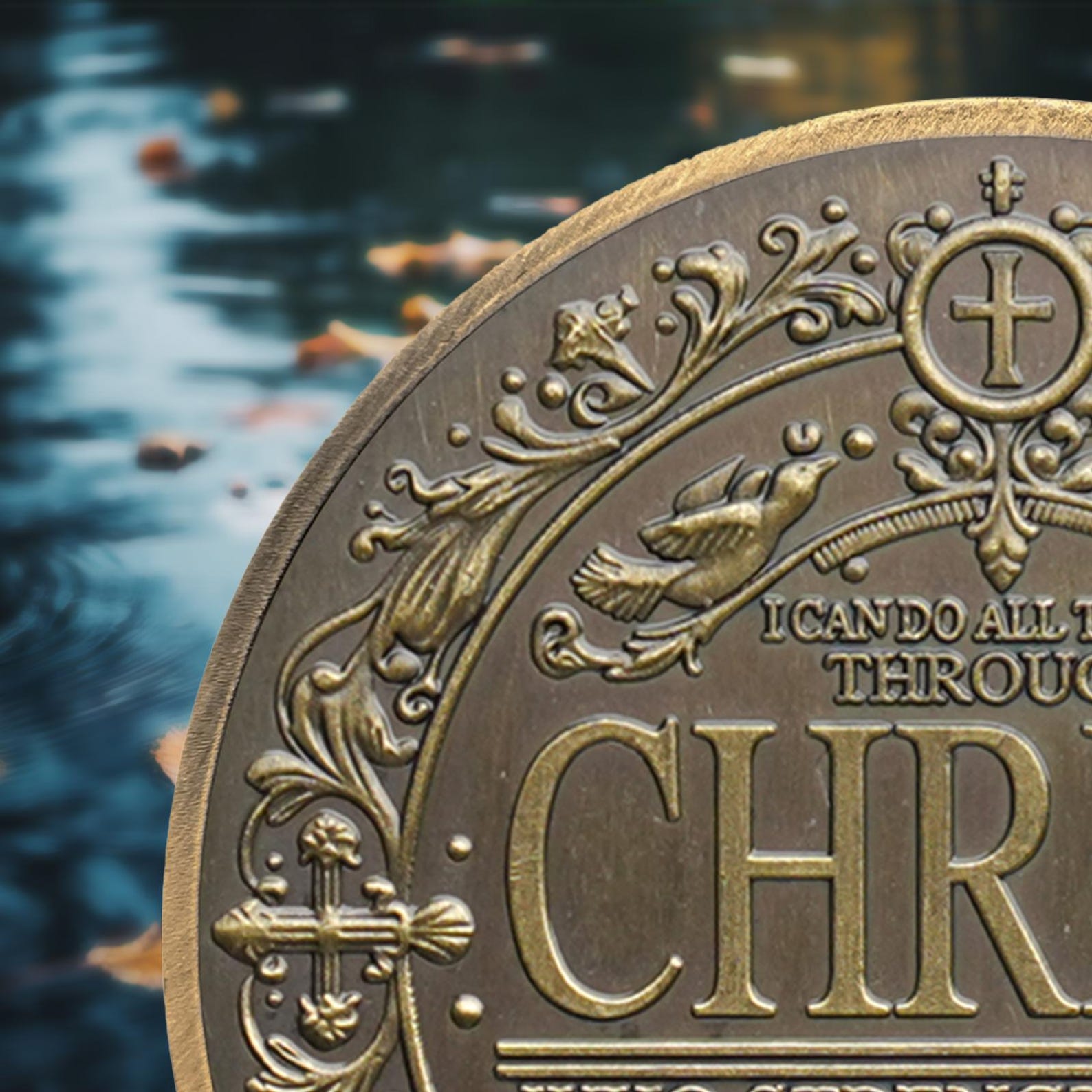 Armor of God Philippians 4:13 Knight Chip Charge Crusaders Token ...