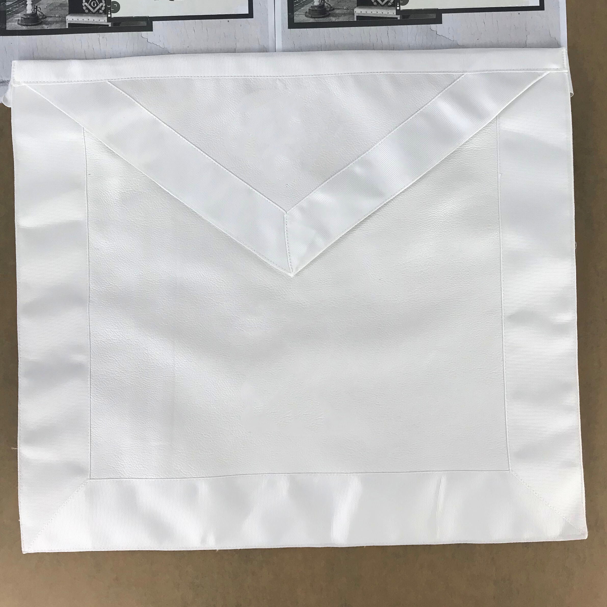 Authentic White Leather Apron Gift for Masonic Master Masons - Etsy
