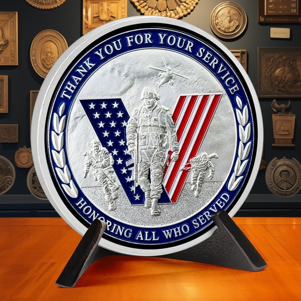Military Thank You Coins - Etsy