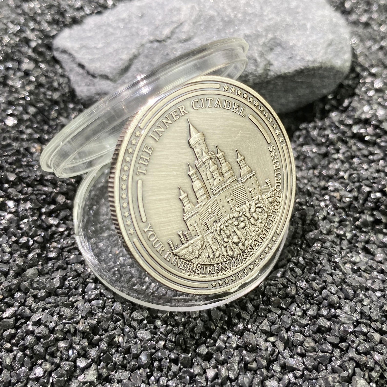 Stoic Inner Citadel Coins Amor Fati Stoic Gift Idea Stoic - Etsy