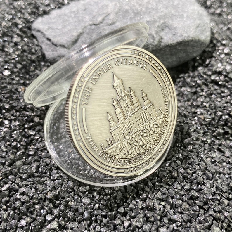 Stoic Inner Citadel Coins - Amor Fati - Stoic Gift Idea- Stoic Coin ...