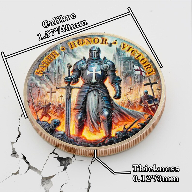 Battlefield God Knight Joshua 1:9 Knight Chip Charge Crusaders Token ...