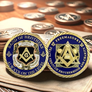 10 in 1 Freemasonry Exclusive Collectible Coins Set - Masonic Symbols ...