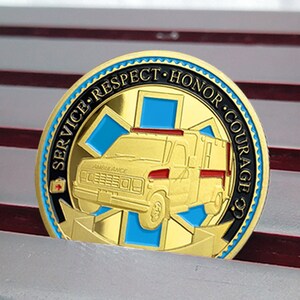 EMS Challenge Coin - Thank You Doctor Gift Coin - Emergency Medical ...