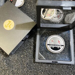 Knights Templar Challenge Coin - Black Templar - Collectible Coin - Red ...