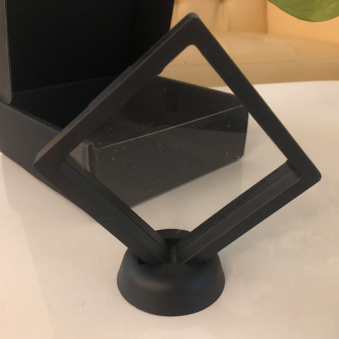 Challenge Coin Display Stand Holder - 3.5"x3.5" Frame 3D Float Display ...