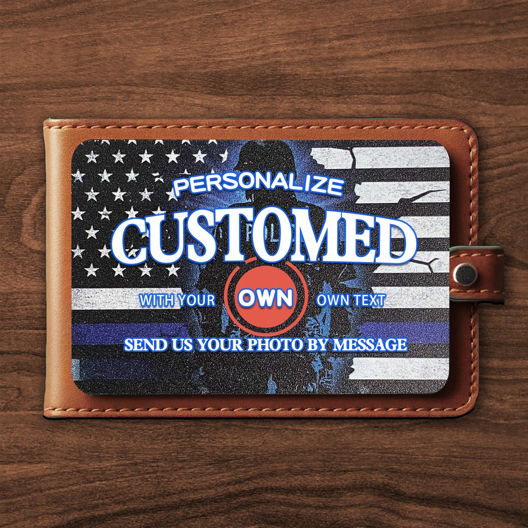 Personalized Police Gift Card Insert -thin Blue Line- Custom Police ...