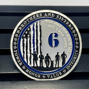 Police Officer Challenge Coin - Thin Blue Line Challenge Coins - I Got ...