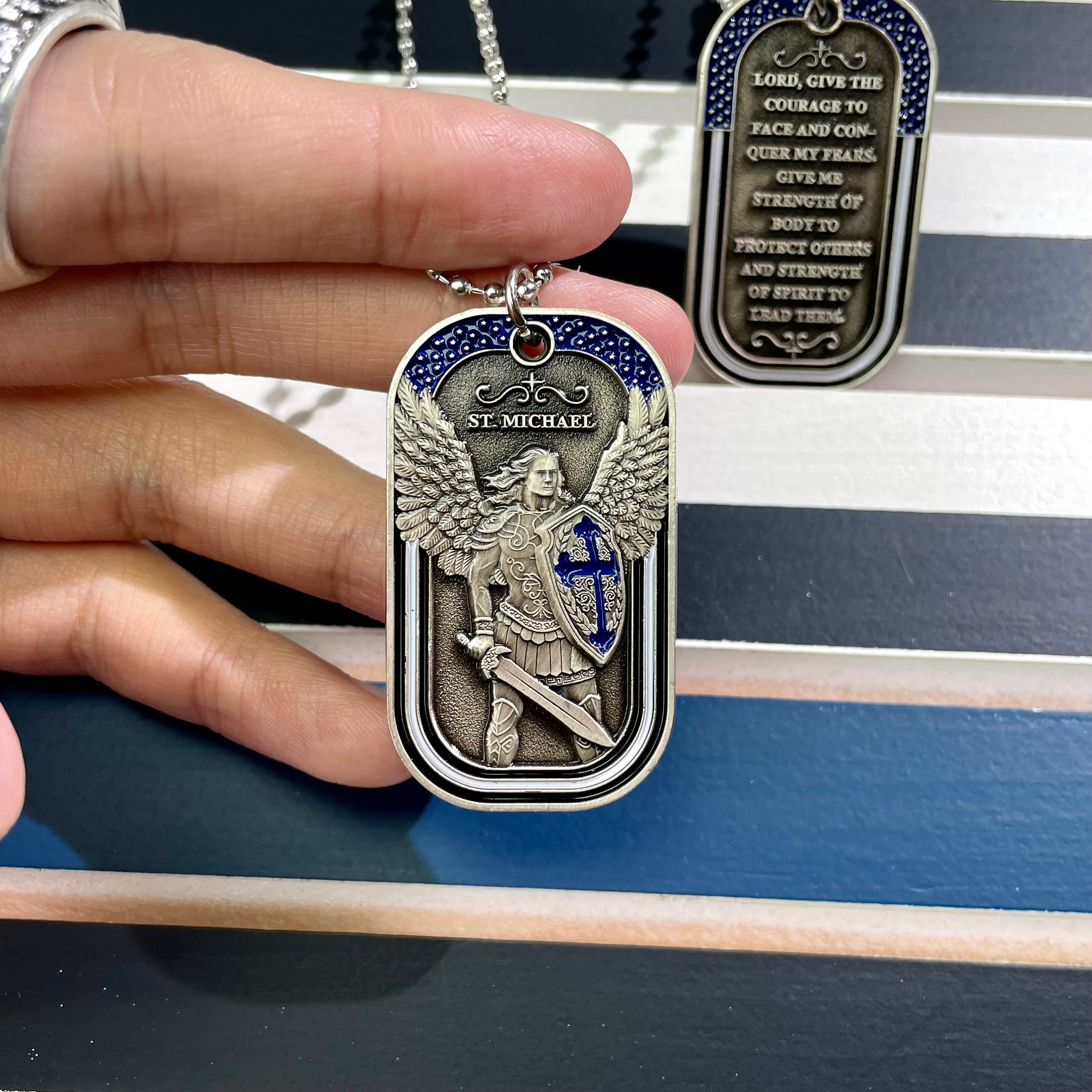 Religious Protection Coins St. Michael The Archangel Challenge Coins ...