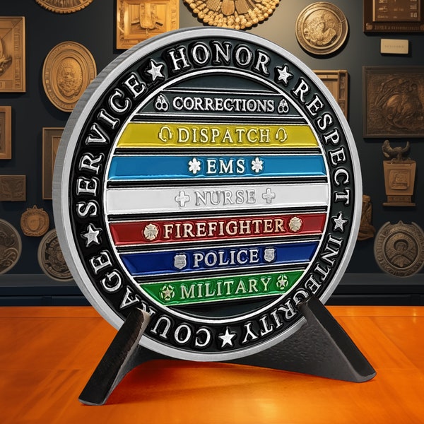 First Responders Challenge Coin - Etsy