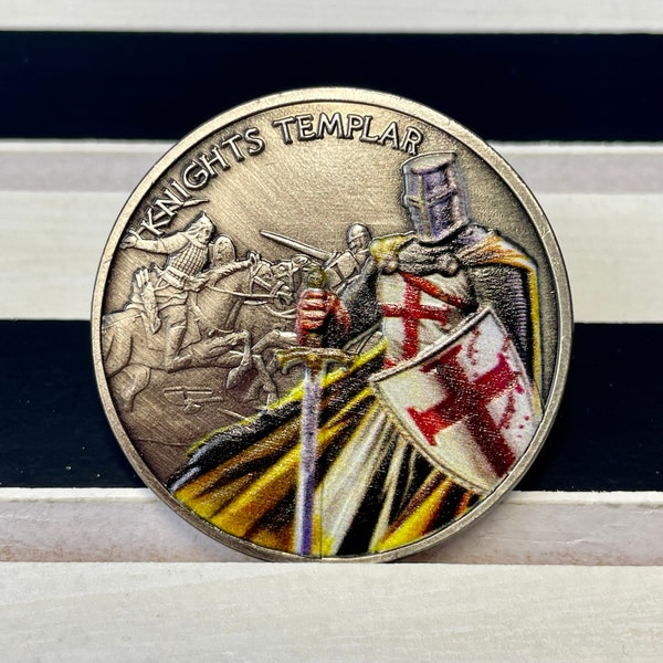 Knights Templar Coin - Etsy