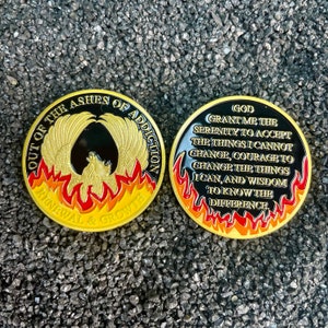 Collectibles Sobriety Challenge Coins - Soberversary AA/NA Medallion ...