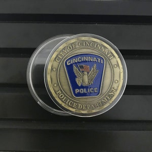 Police Challenge Coin Cincinnati Police Department Coins - Etsy