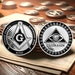10 in 1 Freemasonry Exclusive Collectible Coins Set - Masonic Symbols ...